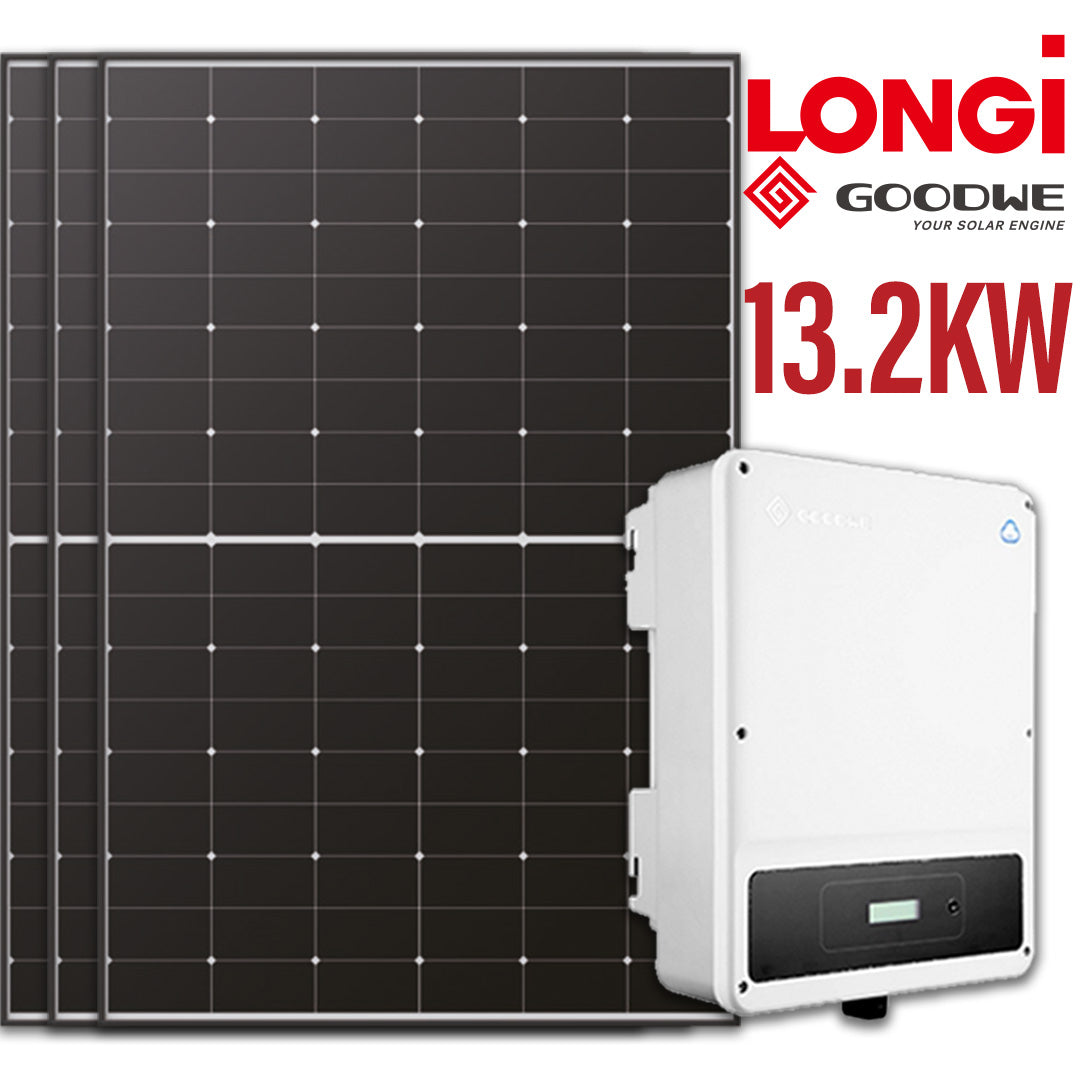 Longi Goodwe Single Phase Solar System Package 13.2kW – Grow Energy